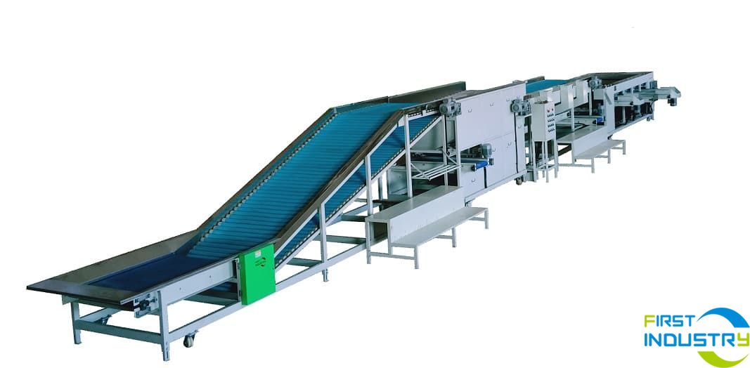 Potato Cleaning and Grading Machine