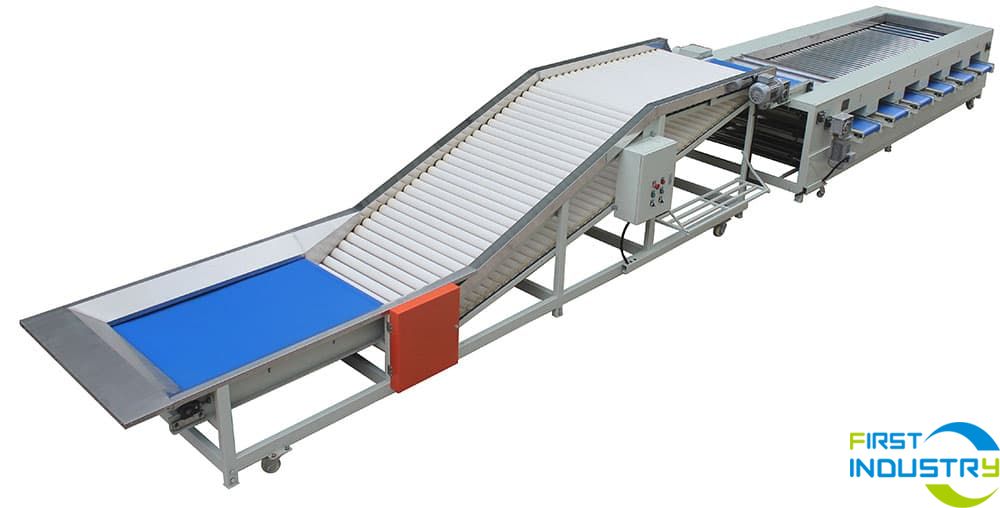 Potato Cleaning and Grading Machine